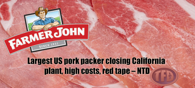 Largest US pork packer closing California plant, high costs, red tape ...